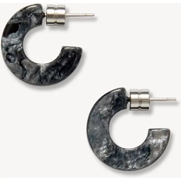 MACHETE Muse Hoop Earrings - Obsidian