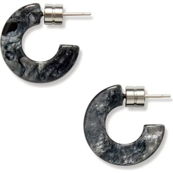 MACHETE Muse Hoop Earrings - Obsidian