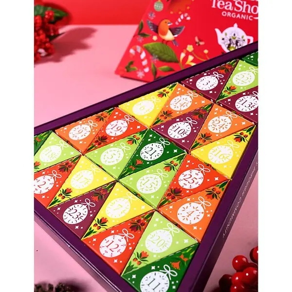 ENGLISH TEA SHOP Organic Tea Triangle Advent Calendar 304g