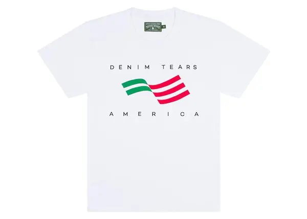 DENIM TEARS America Sportswear Tee Shirt - White