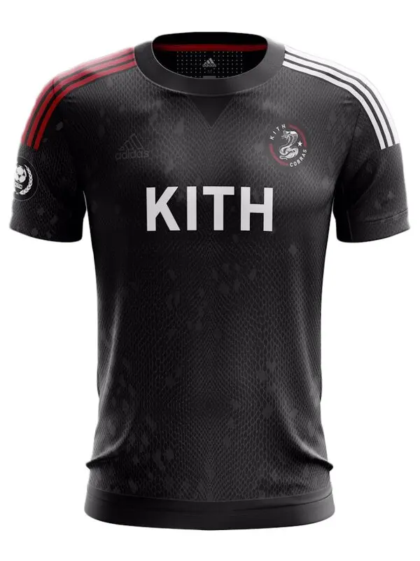 Kith Adidas Soccer Cobras Home Game Jersey Black Editorialist