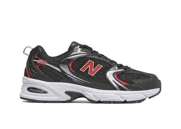 NEW BALANCE 530 Sneakers - Black/red/silver
