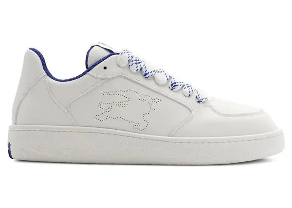 Burberry Leather Stock Sneakers - White