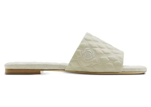 Burberry Leather Quilted Slides