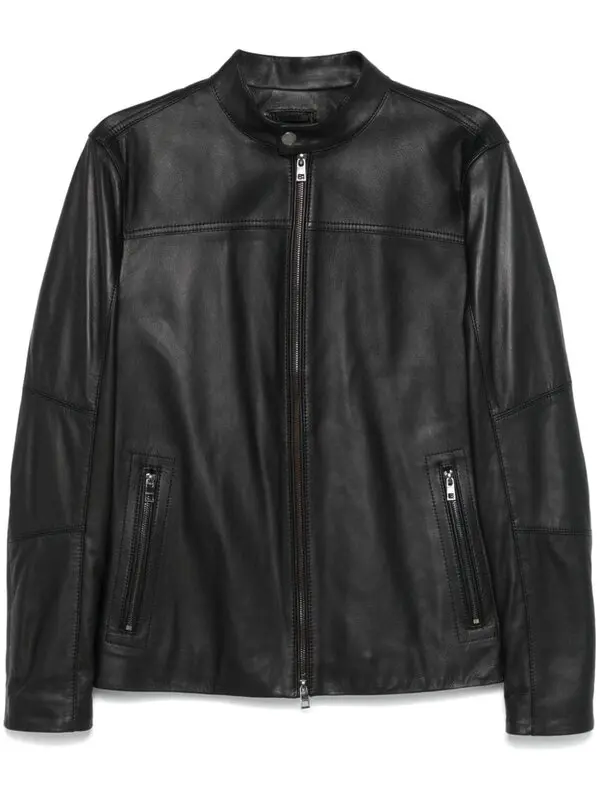 Michael Kors Lambskin Biker Jacket