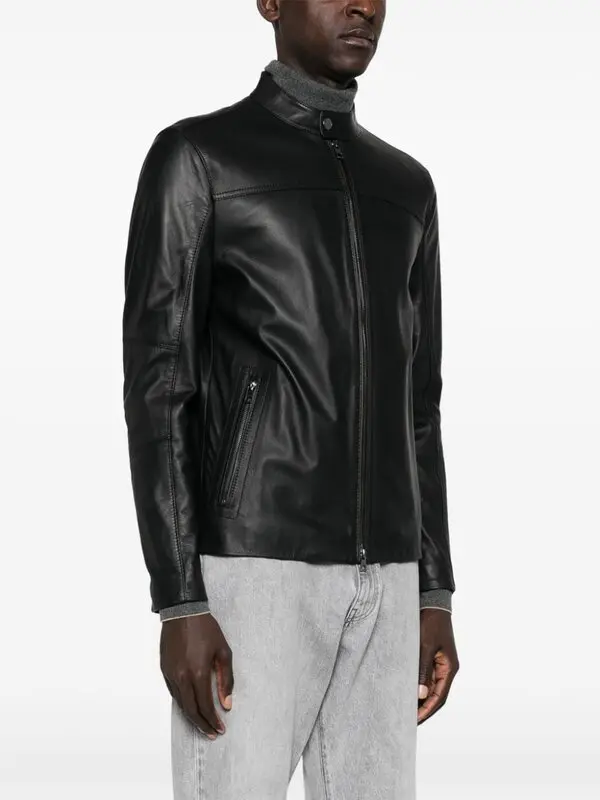 Michael Kors Lambskin Biker Jacket