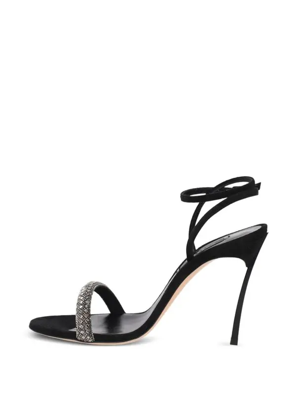 Casadei 100mm Blade Stratosphere Sandals - Silver