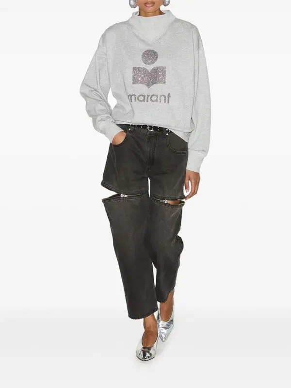 MARANT ETOILE Moby Sweatshirt - Grey