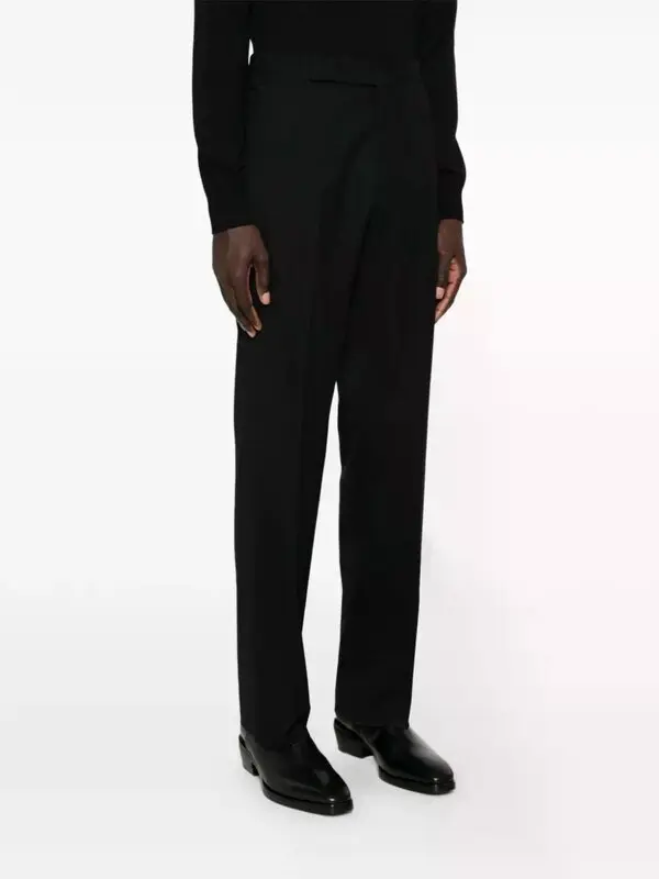 LARDINI Tailored Trousers - Black