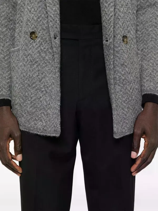 LARDINI Tailored Trousers - Black