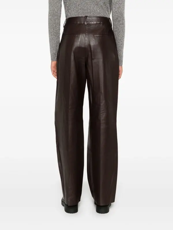 Zimmermann Wide-leg Leather Trousers
