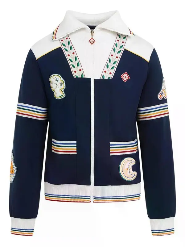 Casablanca Varsity Track Jacket - Blue