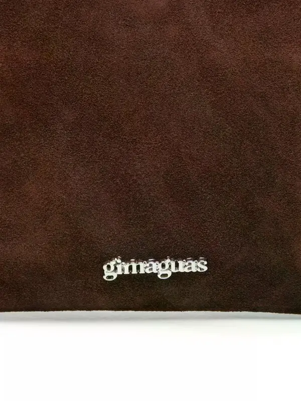Gimaguas Suede Studded Tote - Brown