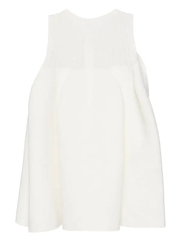 Cfcl Pottery Sleeveless Flared Top In White - 40% Off | Editorialist