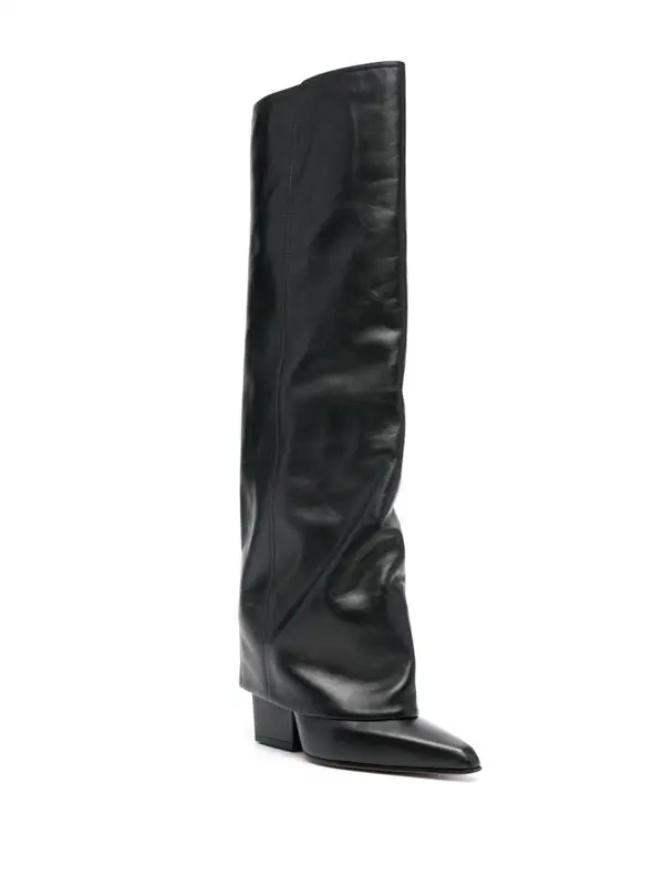 Paris Texas 90mm Leather Knee-high Boots