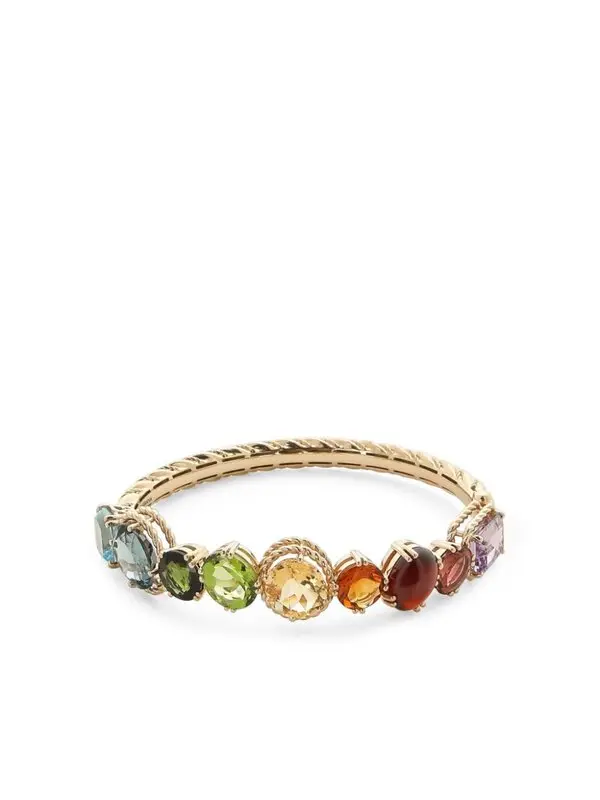 Dolce & Gabbana 18k Yellow Rainbow Gemstone Bracelet - Gold