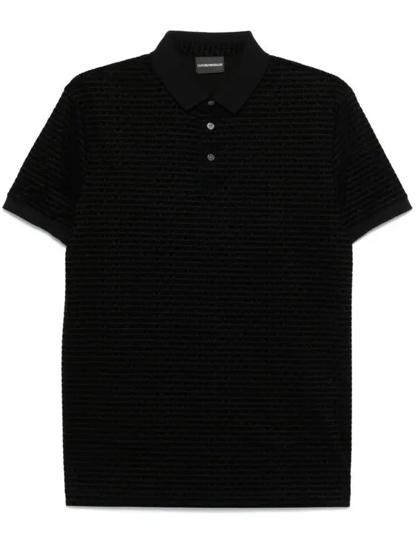Emporio Armani Asv Polo Shirt - Black
