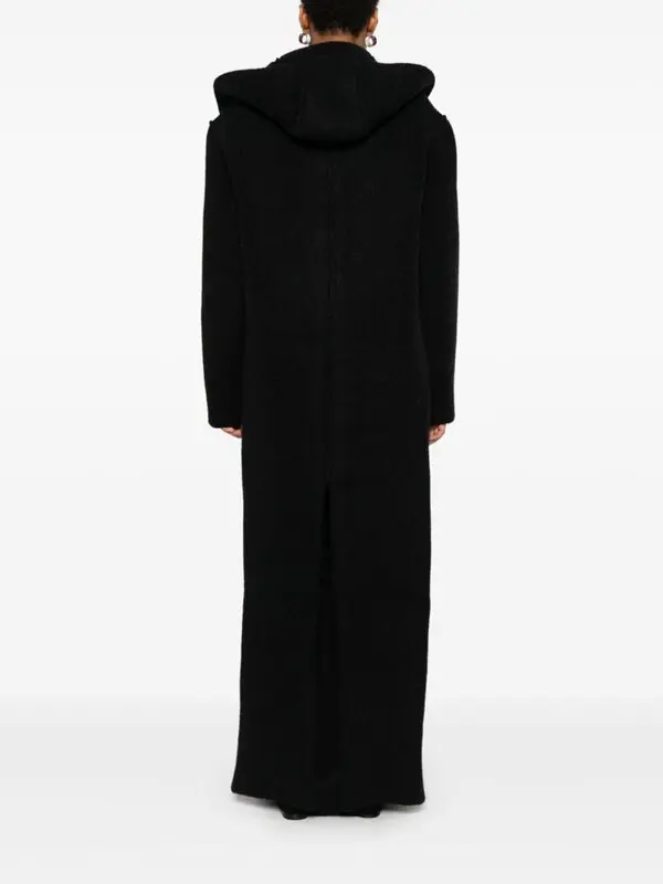 Rick Owens Robe Hooded Cardigan-coat