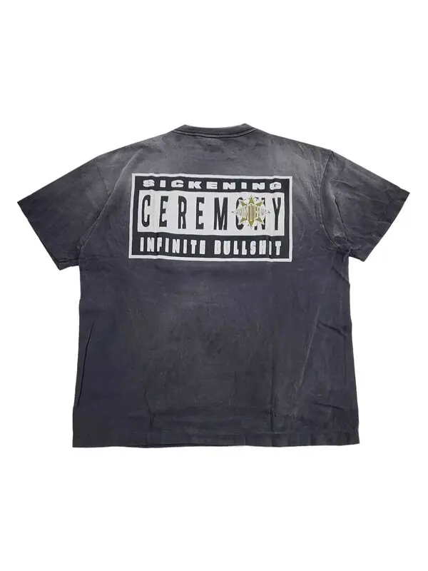SAINT MXXXXXX X Denim Tears Logo-print T-shirt