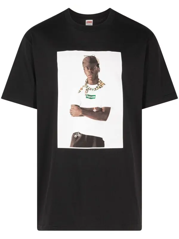 Supreme X Tyler The Creator Printed T-shirt - Black