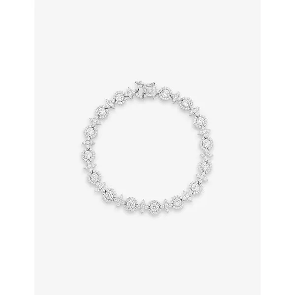 APM MONACO Météorites Circles Sterling And Zirconia Bracelet - Silver