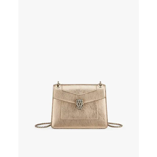 BVLGARI Serpenti Forever Small Shoulder Bag - Light Gold