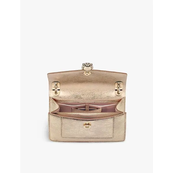 BVLGARI Serpenti Forever Small Shoulder Bag - Light Gold