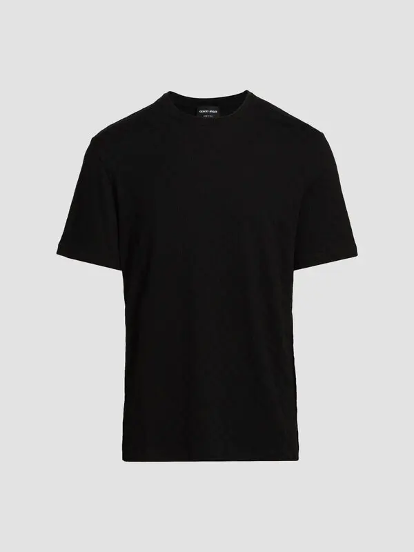 Giorgio Armani Textured Solid T-shirt