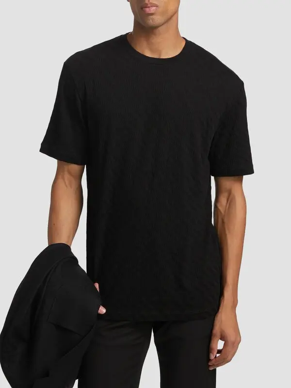 Giorgio Armani Textured Solid T-shirt