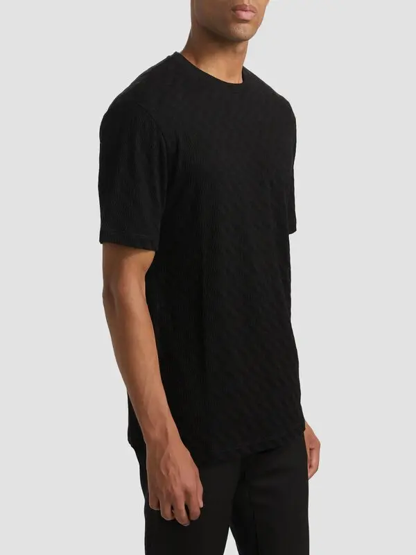 Giorgio Armani Textured Solid T-shirt