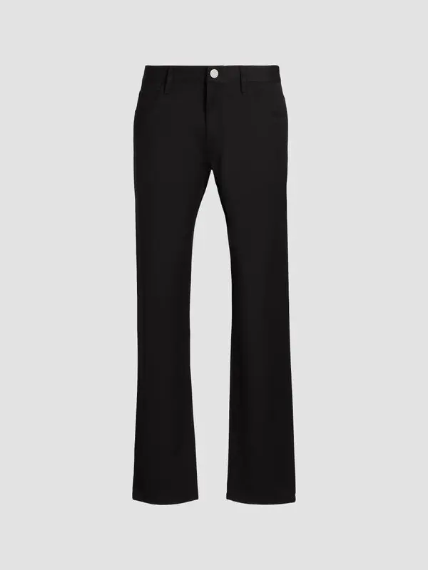 Giorgio Armani Wool 5-pocket Pants - Black