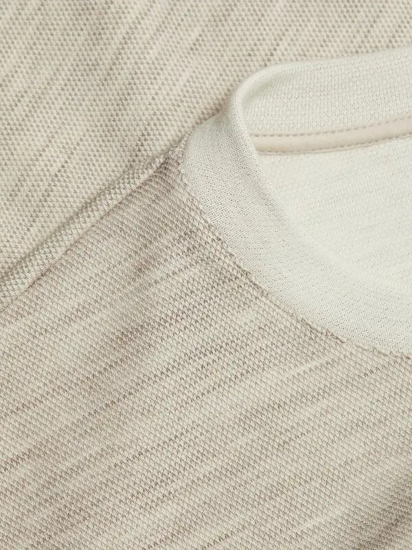 Giorgio Armani Wool Jersey Crewneck Sweater