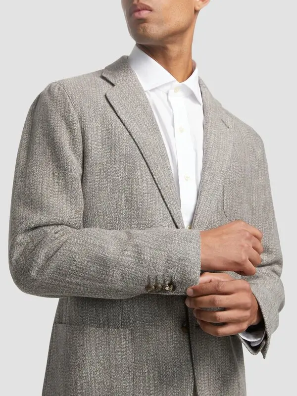 Giorgio Armani Upton Textured Jaquard Jacket