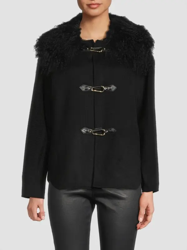 Kobi Halperin Esme Double-face Wool Short Coat