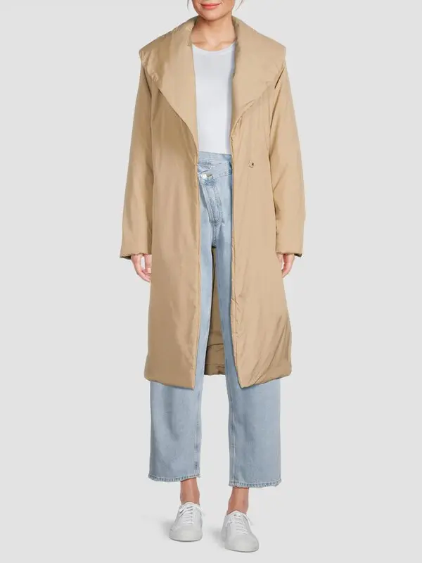 Kobi Halperin Mia Faux Down Tie-waist Coat