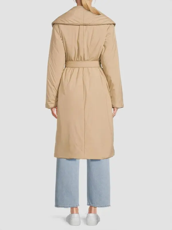 Kobi Halperin Mia Faux Down Tie-waist Coat