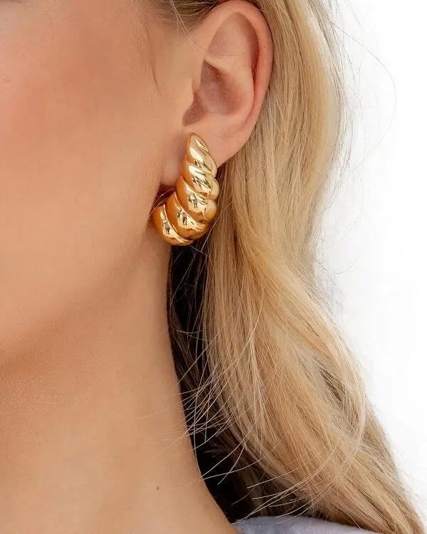 Sterling Forever Bobine Statement Earrings