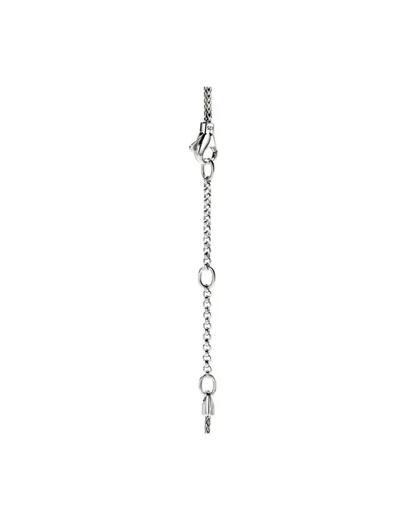 John Hardy Sterling Silver Sapphire Bar Necklace - Blue/silver