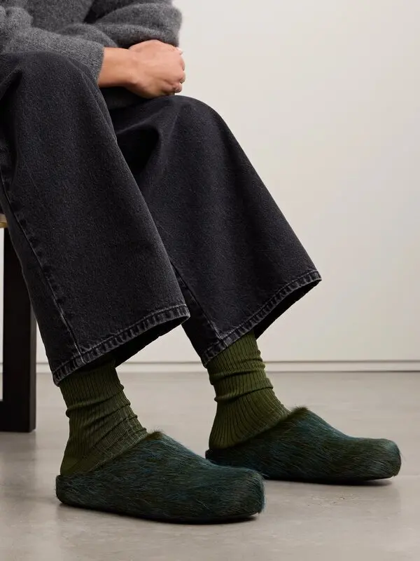 CDLP Set Of Six Ribbed Cotton-blend Socks