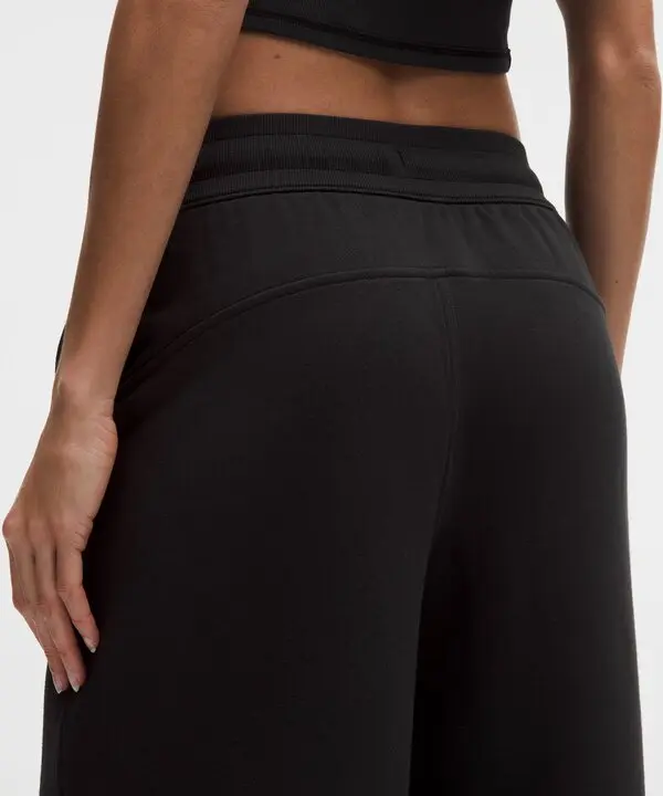 Lululemon Scuba Mid-rise Wide-leg Pant - Black