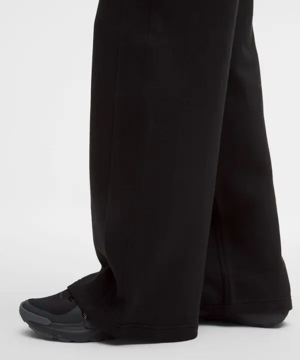Lululemon Scuba Mid-rise Wide-leg Pant - Black