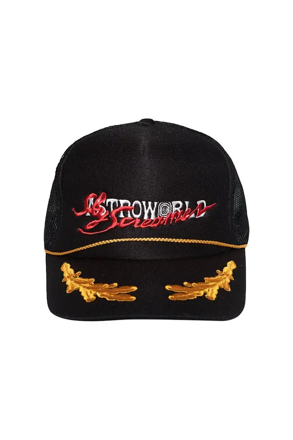 TRAVIS SCOTT Astroworld X Dsm Ny Trucker Hat - Black