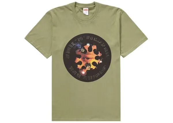 Supreme Dah Shinin' Tee Shirt - Light Olive