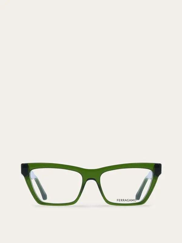 FERRAGAMO Cat-eye Optical Glasses - Green