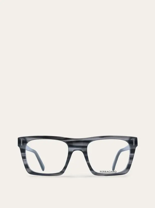 FERRAGAMO Rectangle Optical Glasses - Grey