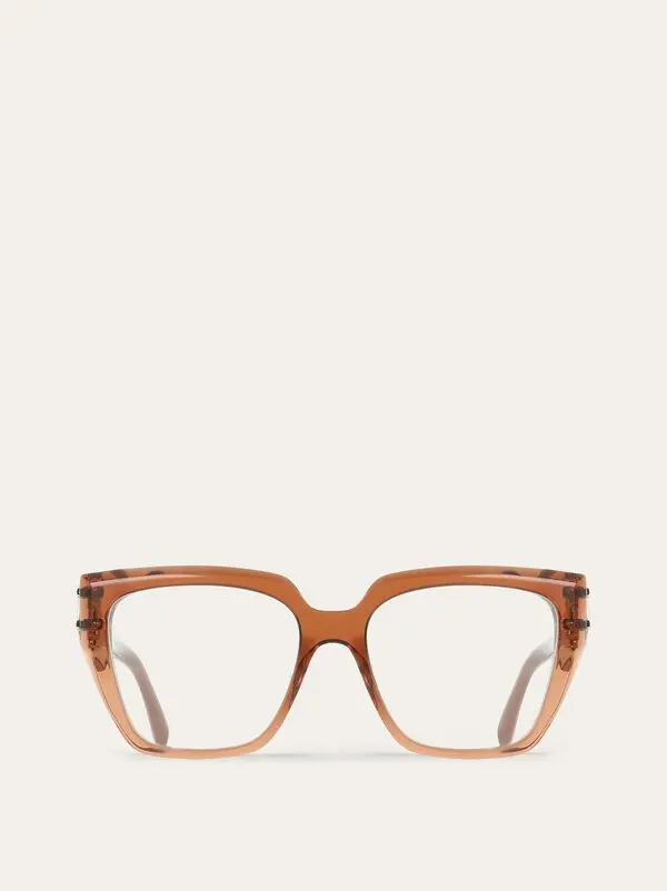 FERRAGAMO Aviator Optical Glasses - Orange
