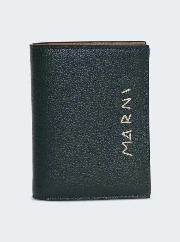 Marni Bifold Wallet Dark Petrol - Green