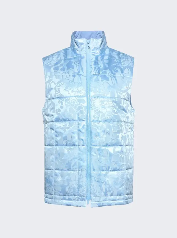CASELLA MEYER Heaven Print Padded Vest - Blue