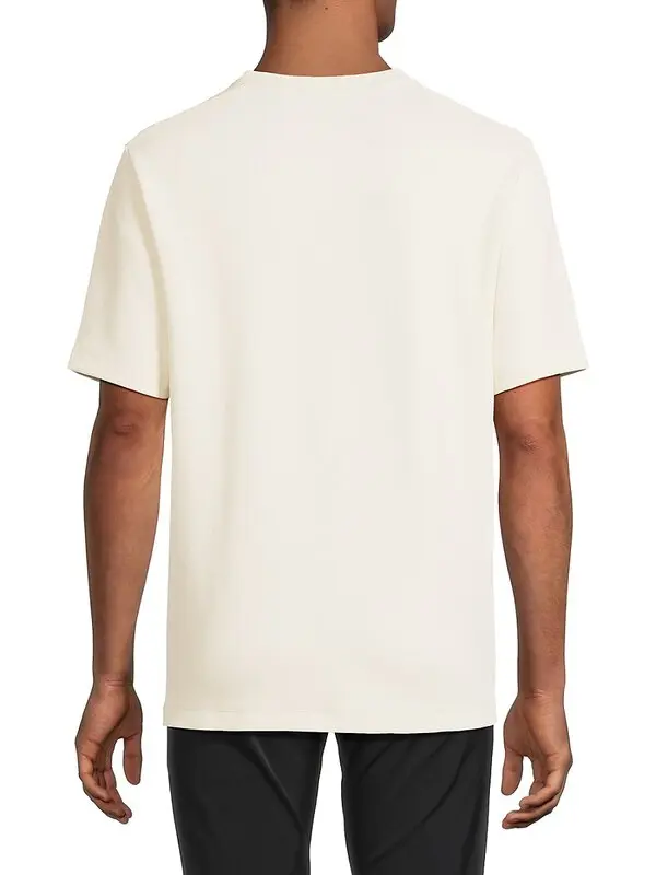 Theory Delroy Cotton-blend T-shirt - Winter White