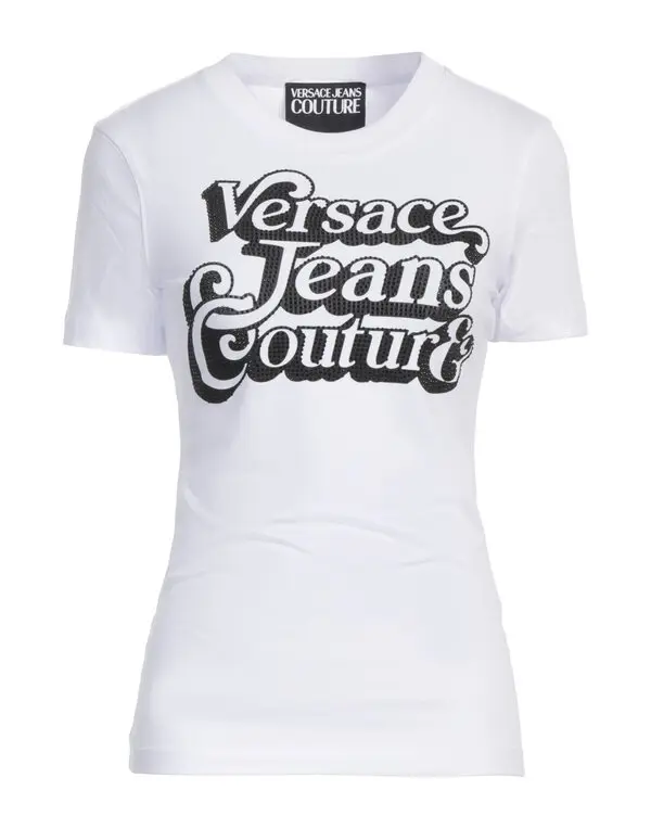 Versace Printed Jersey T-shirt - White